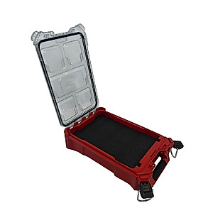Kaizen Source - Kaizen Foam Insert Set for Milwaukee PACKOUT Compact Organizer 48-22-8435 (Red/Black)