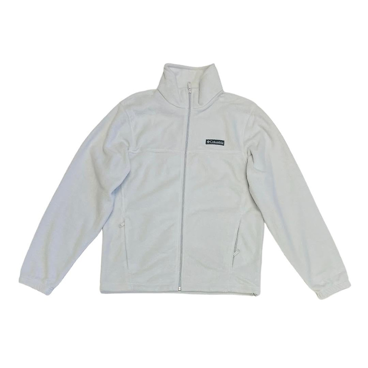 Columbia Mens Granite Mountain Full Zip Fleece Jacket (L, White smoke)