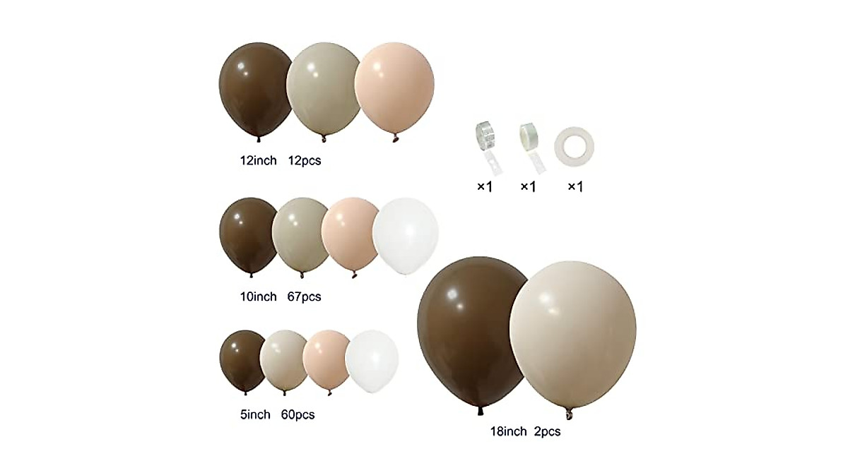 PERPAOL 151pcs Balloon Garland Kit for Birthdays & Events
