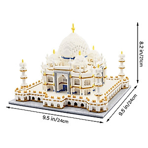 dOvOb Micro Mini Blocks Taj Mahal Building and Architecture Model Set,(4000Pieces) Toys Gifts for Kid and Adult