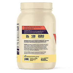 Podium Nutrition, Whey Protein Powder, Coffee Ice Cream, 27 Servings, 25g of Whey Protein Per Serving, Gluten Free, Soy Free