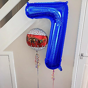 Navy Blue Number 20 Balloon 40 Inch,Dark Blue 20 Balloons Number Big Large Mylar 20th Birthday Balloon for Birthday Party Graduation Anniversary Decorations