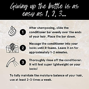 S04+C04 Solid Shampoo & Conditioner Set for Oily Roots and Sensitized Hair, Deeply Cleanse, All Natural Zero Waste and Organic Shampoo Bars for Hair,2 Travel Size Bars