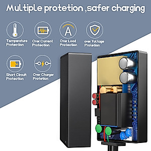 SoulBay 12V Battery Charger for Kids Ride On Car, 12 Volt Power Wheels lkc-120100-e Replacement Power Supply with Indicator Light for Best Choice Products Wrangler SUV Kid Trax Dynacraft Wrangler