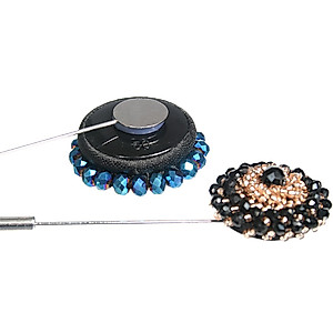 kilofly 4 pc Men's Lapel Pin Rhinestone Crystal Wedding Suit Boutonniere Brooch