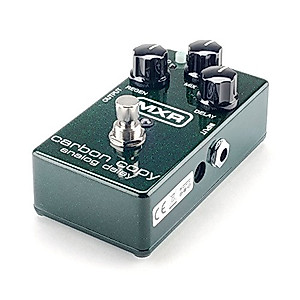 MXR M169 Carbon Copy Analog Delay Pedal Bundle with 4 MXR 6-inch Right Angle Patch Cables