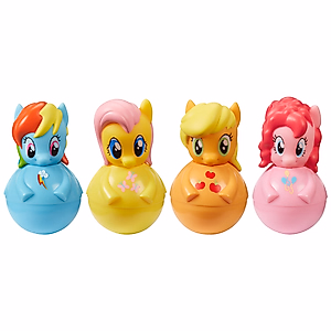 Character Options 07756 WEEBLES Four Pack, Wobble, Preschool Figures, My Little Pony Toys, Multi-Color