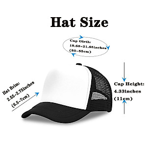 OASCUVER Kid Printing Ocean Floral Sea Fish Flag Hat Toddler Mesh Trucker Boys Girls Adjustable Snapback Baseball Cap