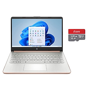 HP 14" Chromebook Laptop for Student and Business,HD Chromebook Laptop, Intel Celeron N4120, 16GB RAM, 192GB Storage (64GB eMMC+5ave 128GB Flash Memory), Wi-Fi, HDMI, Chrome Os, Rose Gold