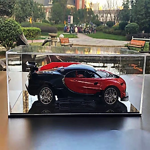 Clear Acrylic Display Case Box ，Versatile Collectibles Display Dustproof Showcase with Thickening Base，for Display Action Figures Home Storage Organizing Toys (12x8x6 inch/30x20x15cm)