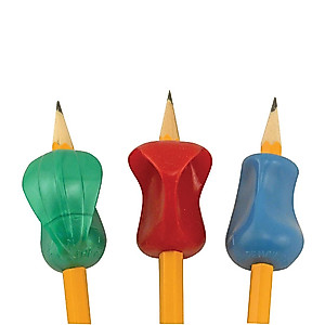 The Pencil Grip 3-Step Training Kit with 3 Premium Ergonomic Pencil Grips, Crossover Grip, Pinch Grip, Pencil Grip (MXG-003)