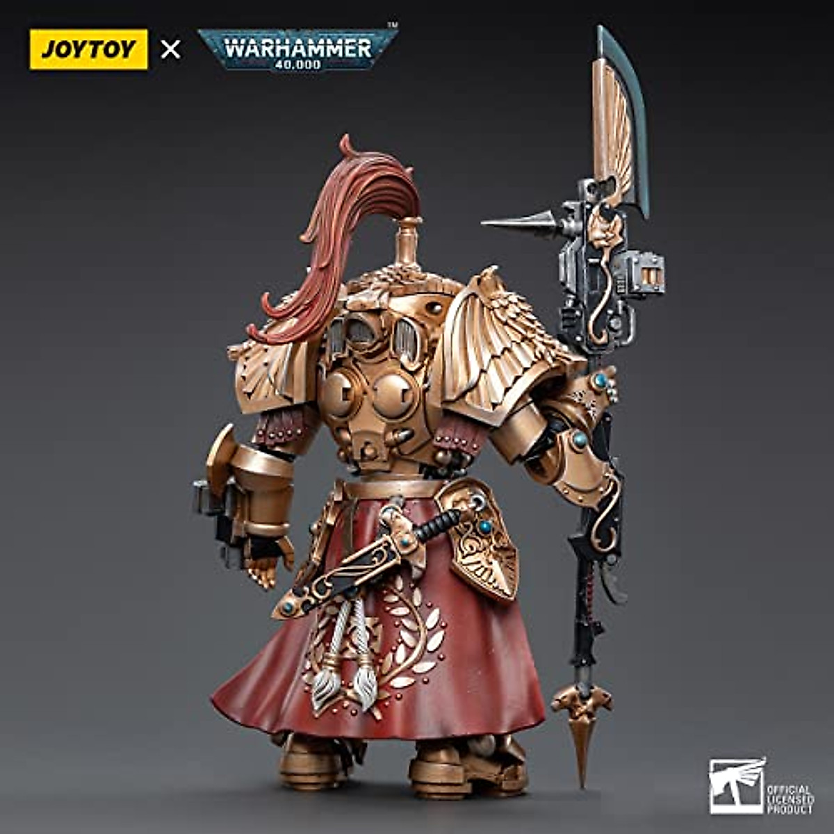 JOYTOY 1/18 Action Figures Warhammer 40k Mecha Model Adeptus Custodes Shield-Captain in Allarus Terminator Armour Hydon Seronis