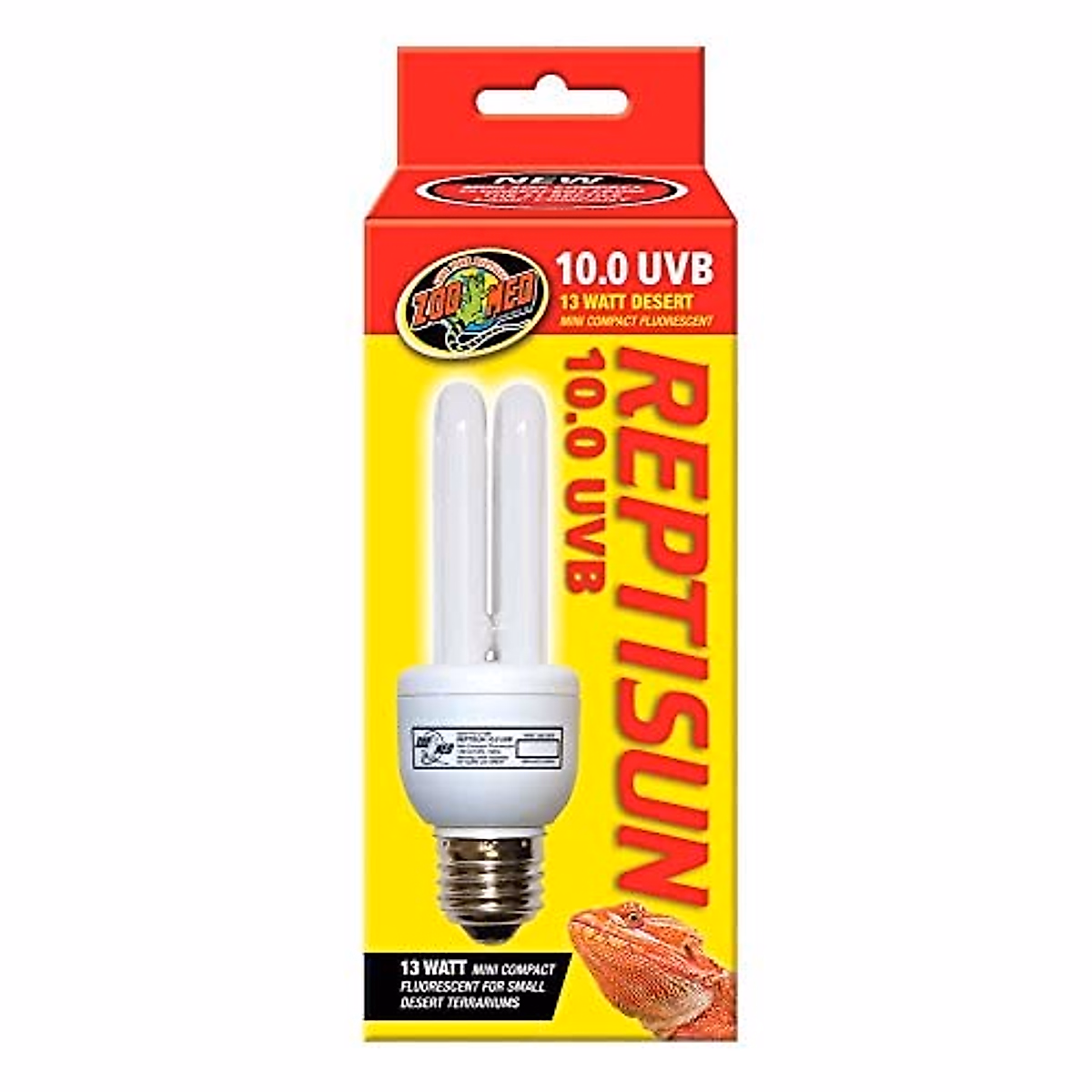 Zoo Med ReptiSun 10.0 UVB Mini Compact Fluorescent 13 Watt (4 Pack)