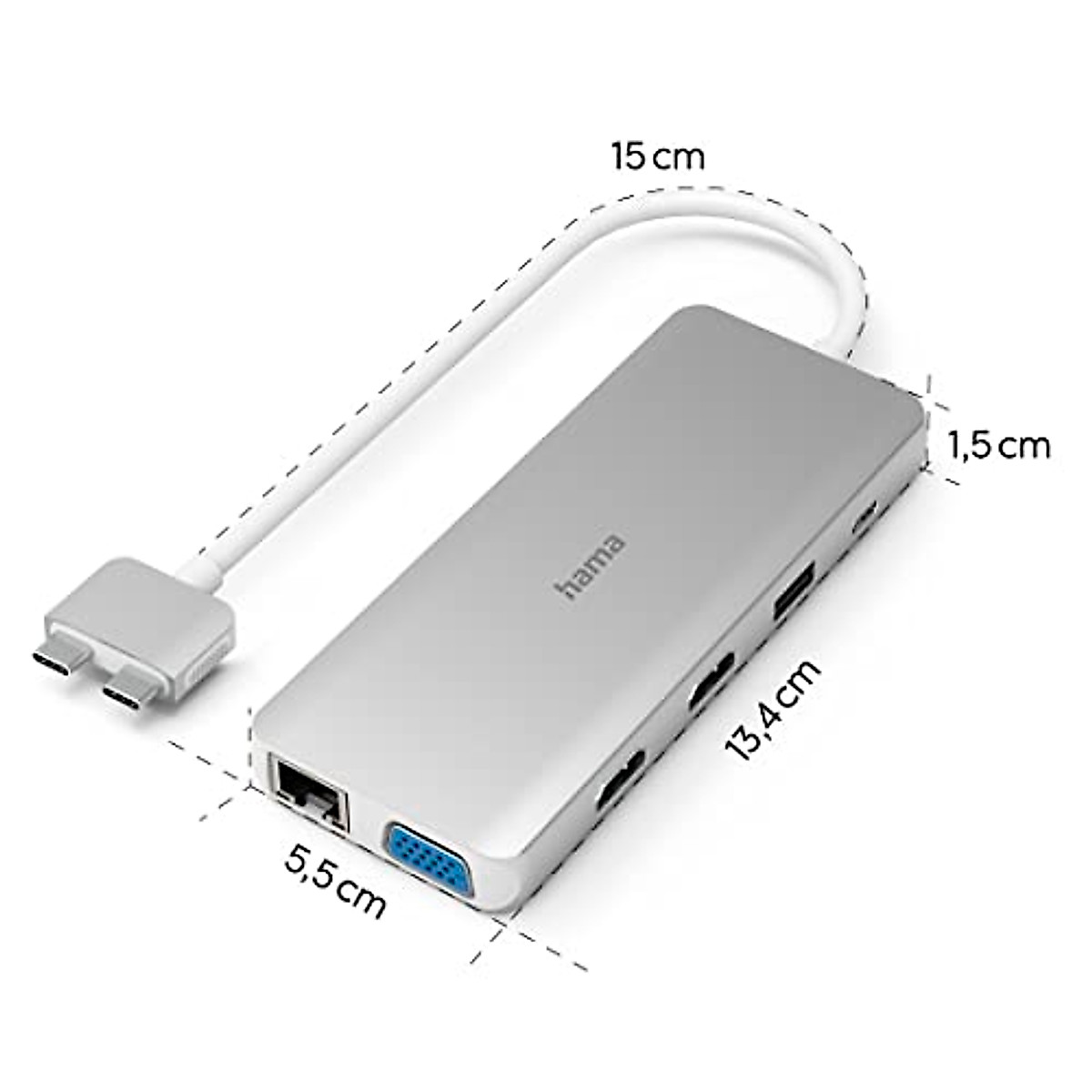 Hama USB-C Docking Station Connect2Mac (00200133)