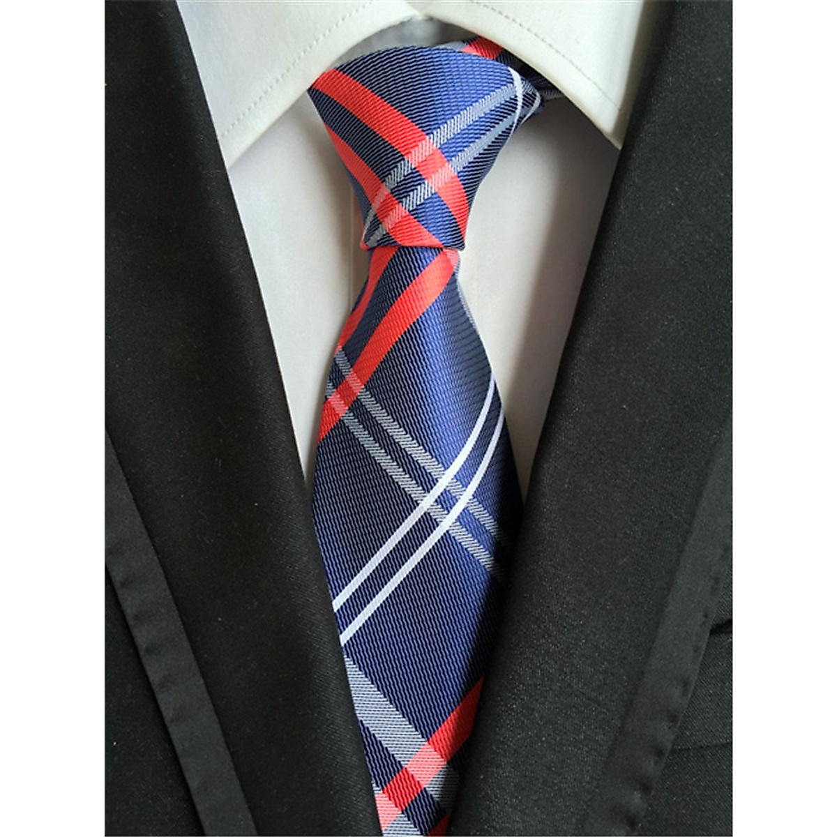 YanLen Lot 9 PCS Classic Men's Tie Necktie Woven JACQUARD Neck Ties