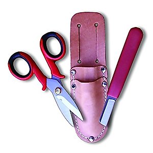 Benner-Nawman UP-B606 Splicer Scissor and Knife Set, Red