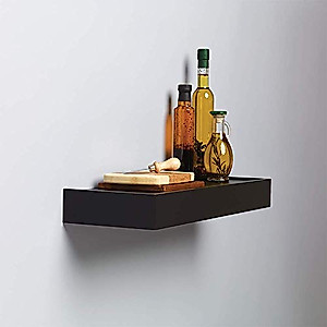 Shelf-Made 0140-24BK Floating Shelf, 24-Inch, Black