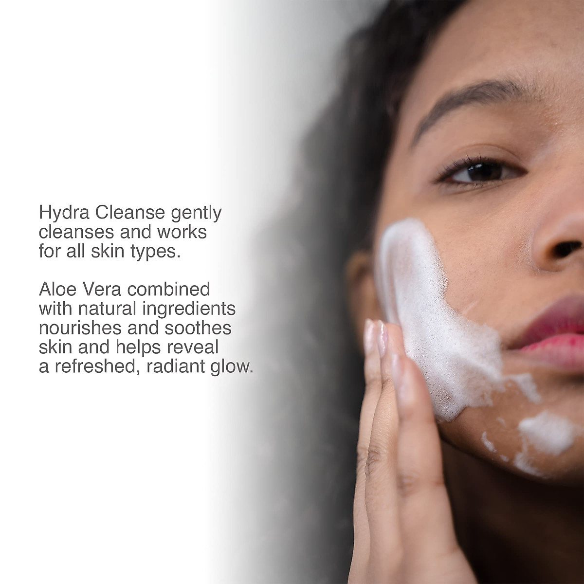 Pharmagel Hydra Cleanse Water Rinseable Facial Cleanser for All Skin Types | Natural Face Wash | Hydrating, Age Defying, and Revitalizing Face Cleanser | 8.5 fl. oz.