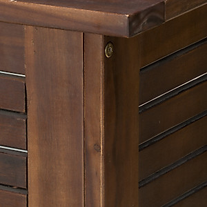 Christopher Knight Home Riviera Acacia Non-FSC KD Wood Bar, Rich Mahagony, Dimensions: 39.40”L x 16.50”W x 43.30”H