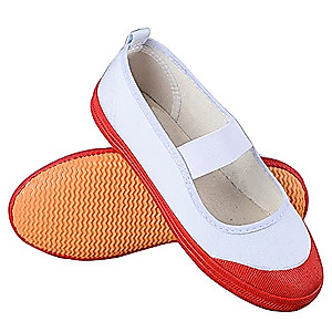 Tkieio Cosplay Shoes Nene Yashiro Cosplay Shoes Prop White-red Dance Shoes Halloween (red-White, Numeric_5_Point_5)