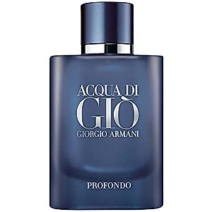 GIORGIO ARMANI Acqua Di Gio Profondo Eau De Parfum Spray for Men, Aquatic fougère, 1.35 Oz