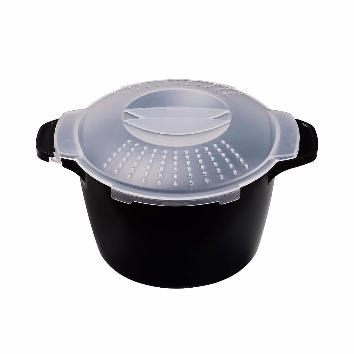 Professional Large Micro Cooker For Microwave 2 Quart | Food Steamer, Microwave Steamer Pot For Vegetable, Melting Butter | Our Cookware, Steamer Pot for Microwave | BPA Free, Dishwasher Safe