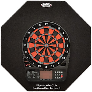 Dart-Stop 36 inch Black Octagon Pro Dart Board Back Board | Wall Protector | Dartboard Surround