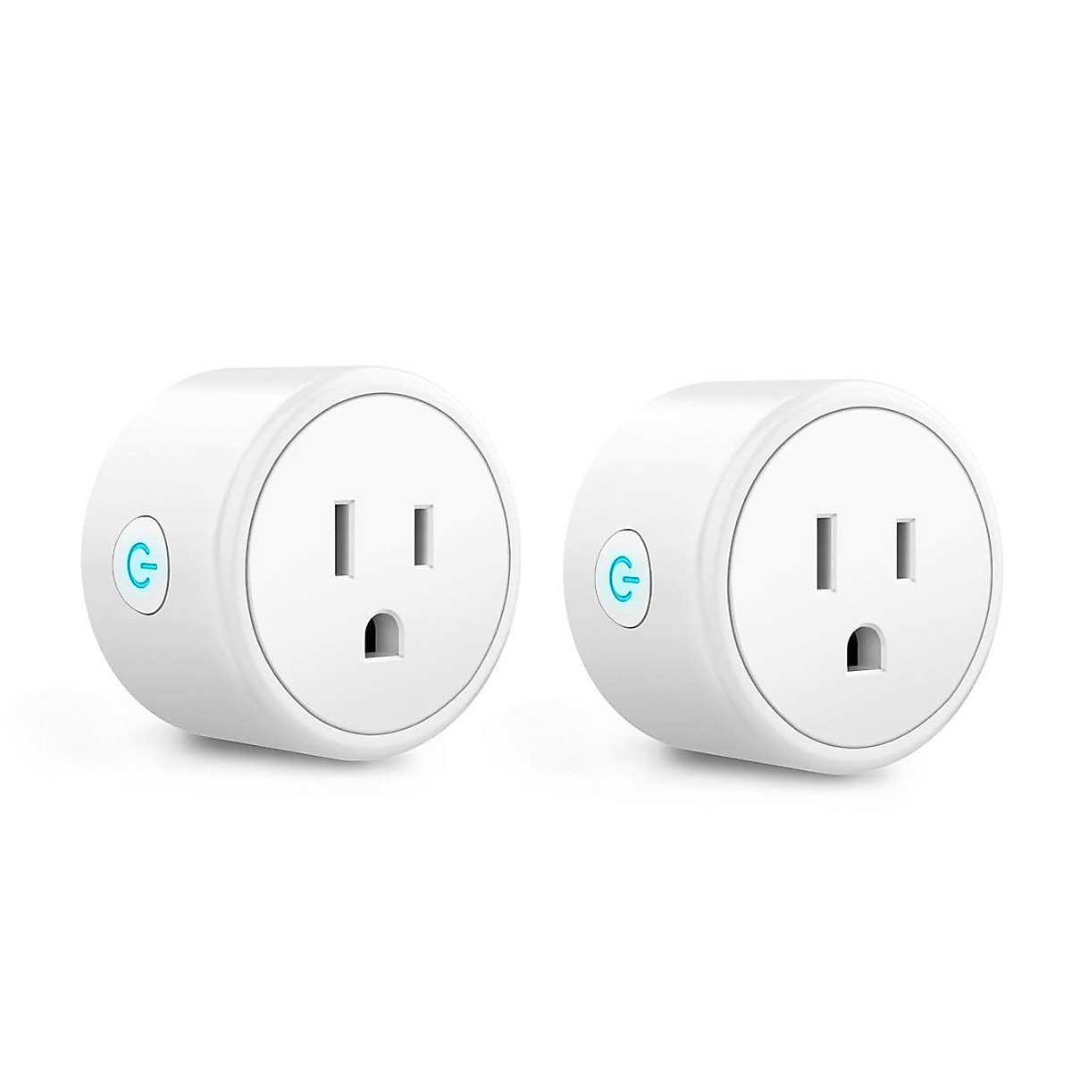 Smart Plug ,WiFi Smart Socket Works with Alexa and Google Home for Voice Control, VAIYI Mini WiFi Outlet Socket Remote Control with Timer Function, No Hub Required, RoHS FCC Listed (2 Pack)
