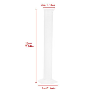RY-CAN Hydrometer Test Tube 100Ml Plastic Hydrometer Test Tube for Homebrew Whiskey Alcohol Beer Wine Mead