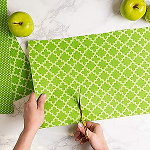 DII Fridge & Shelf Liner Collection Non-Adhesive, Cut to fit, Machine Washable, 12x20, Lattice Aqua Lattice, 2 Piece