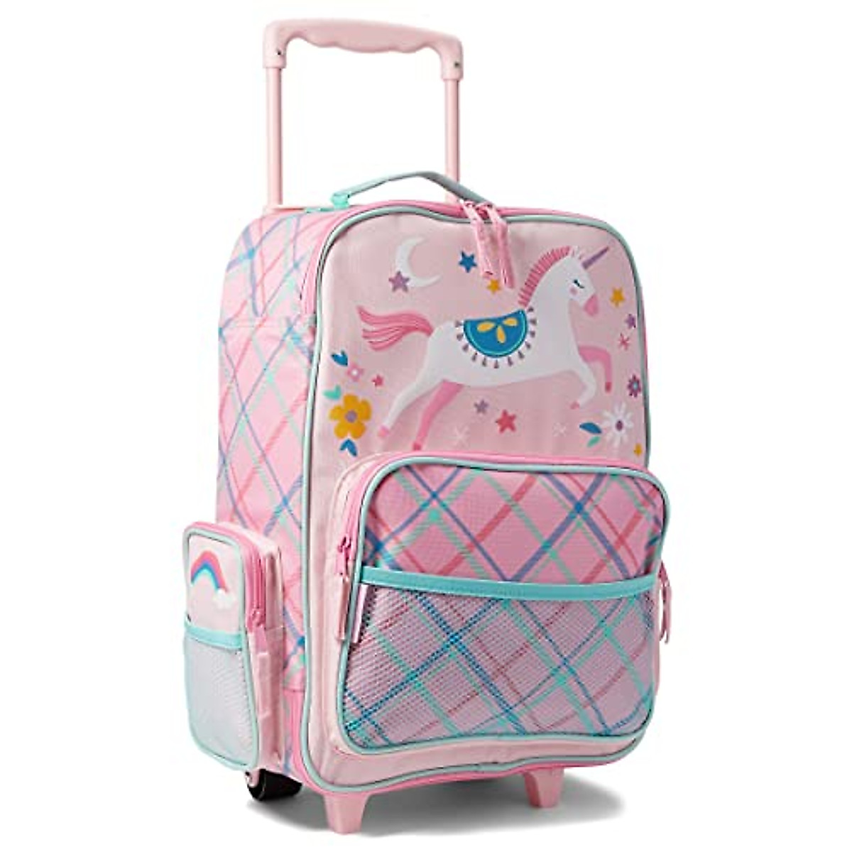 Stephen Joseph Kids' Classic Rolling Luggage, Pink Unicorn, One Size