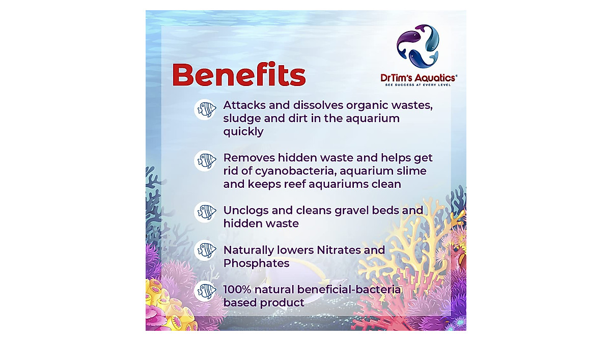 DrTim's Reef Waste-Away 128 oz - Keeps Your Reef Water Clean & Clear