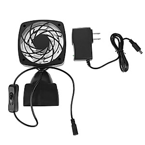 Ipetboom Fish Tank Cooling Fan Fish Tank Cooler Aquarium Fan Axolotl Aquarium Water Conditioner Aquarium Chiller Aquarium Cooler Fans for Home 40 Gallon Tank lid Plastic Small air Cooler