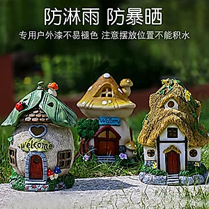 XIANGGELI Creative Jewelry Solar Decorative Light House Decoration Outdoor Villa Garden Courtyard Home Balcony