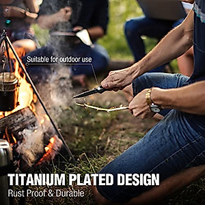 WORKPRO Folding Utility Knife & EDC Pocket Knife, Quick-Change Wood Handle Razor Box Cutter and Foldable Knife Kit with Extra 10PC SK5 Blades for Indoor and Outdoor Activities