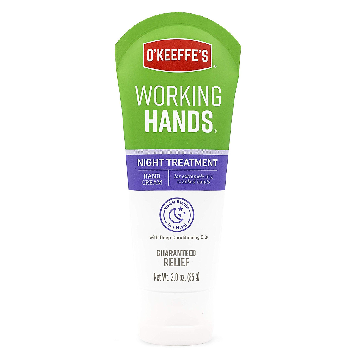 O'Keeffe's Night Treatment Combo Pack Including Working Hands Night Treatment Hand Cream, Healthy Feet Night Treatment Foot Cream and Lip Repair Night Treatment Lip Balm