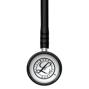 3M Littmann Classic II Pediatric Stethoscope, 2153, Stainless Steel Rainbow-Finish Chestpiece, 28" Caribbean Blue Tube, Brass Stem, and Headset
