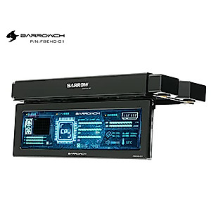 Barrowch External Expansion Display Screen with 8.8 Inches 1920 * 480px Multifunction Synchronous Monitoring Interface (FBEHD-01)