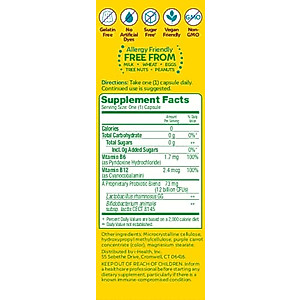 Culturelle Healthy Metabolism + Weight Management Probiotic Capsules (Ages 18+) – 30 Count – Helps Safely Manage Weight & Promote The Metabolism of Fats, Carbs & Proteins – Caffeine & Stimulant Free