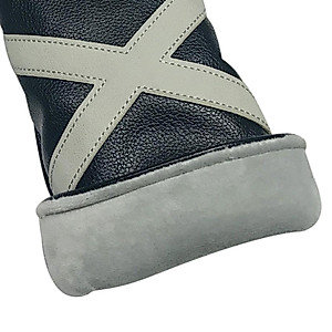 T TOOYFUL Waterproof PU Leather Golf Headcover No. 1 3 5 UT Wood Fairways Driver Hybrid Head Cover Protector Case with No. Tag, Golf Accessories - No.3