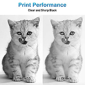 CLYWENSS [with CHIP] Compatible 055H Toner Cartridges Replacement for Canon 055 055H Toner Cartridge to use with Canon Color ImageCLASS MF743Cdw MF741Cdw Printer (1 Pack 055H Black Toner)