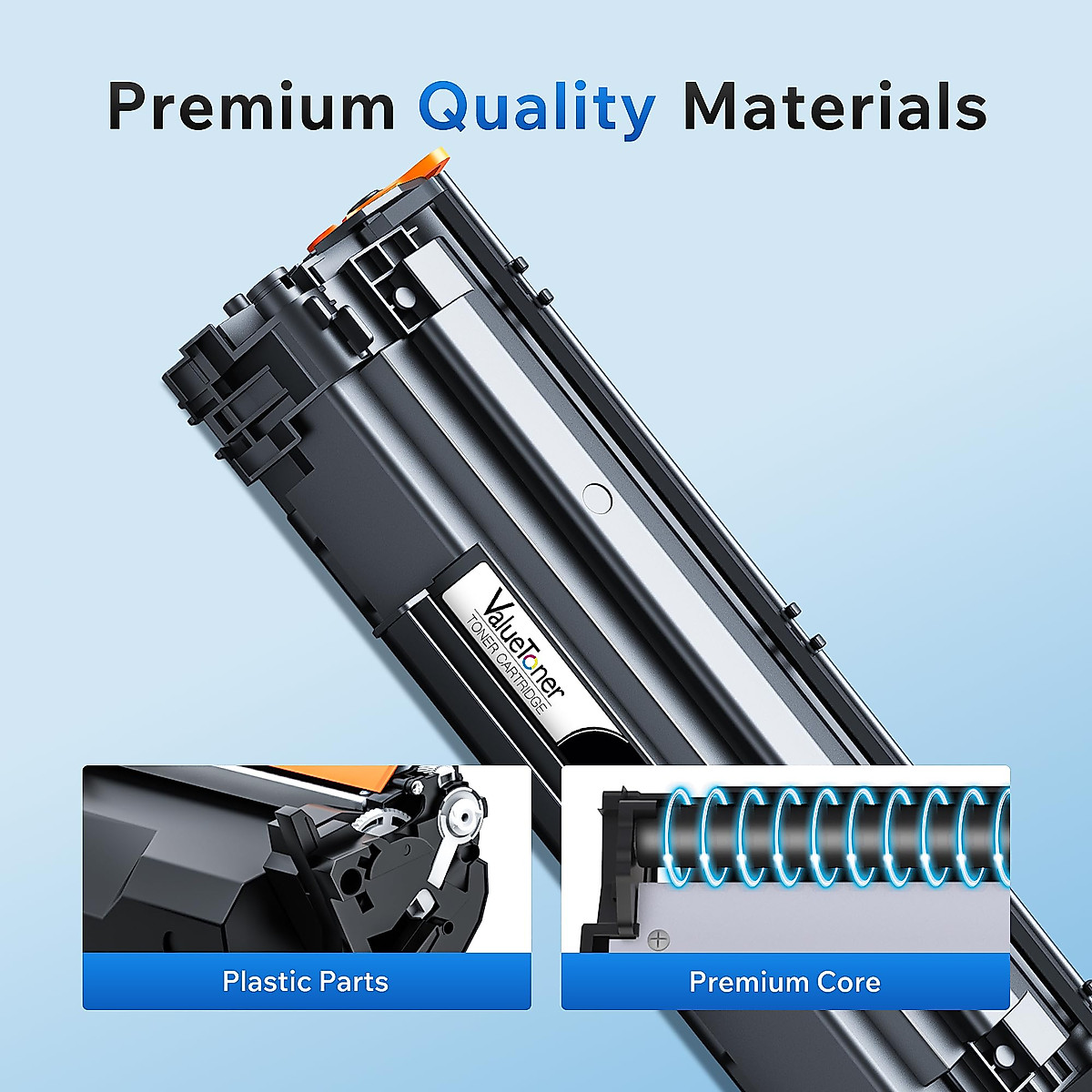 Valuetoner Compatible Toner Cartridge Replacement for Canon 128 CRG-128 3500B001AA ImageCLASS D530 D550 MF4570dw MF4770n MF4880dw MF4890dw MF4450 MF4420n FaxPhone L190 L100 Printer (Black, 4 Pack)