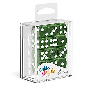 Oakie Doakie Dice Unisex's D6, 16mm Dice, Purple