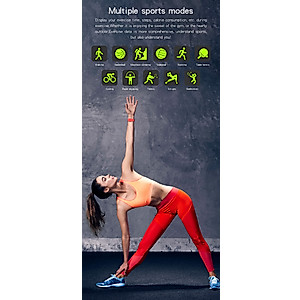 Wooull Smart Watch for Android iOS Phones Compatible with iPhone Samsung for Men Women Kids, 1.75'' Full Touchscreen Fitness Tracker Bluetooth Smartwatch with Call/SMS/Heart Rate/Pedometer (Black)