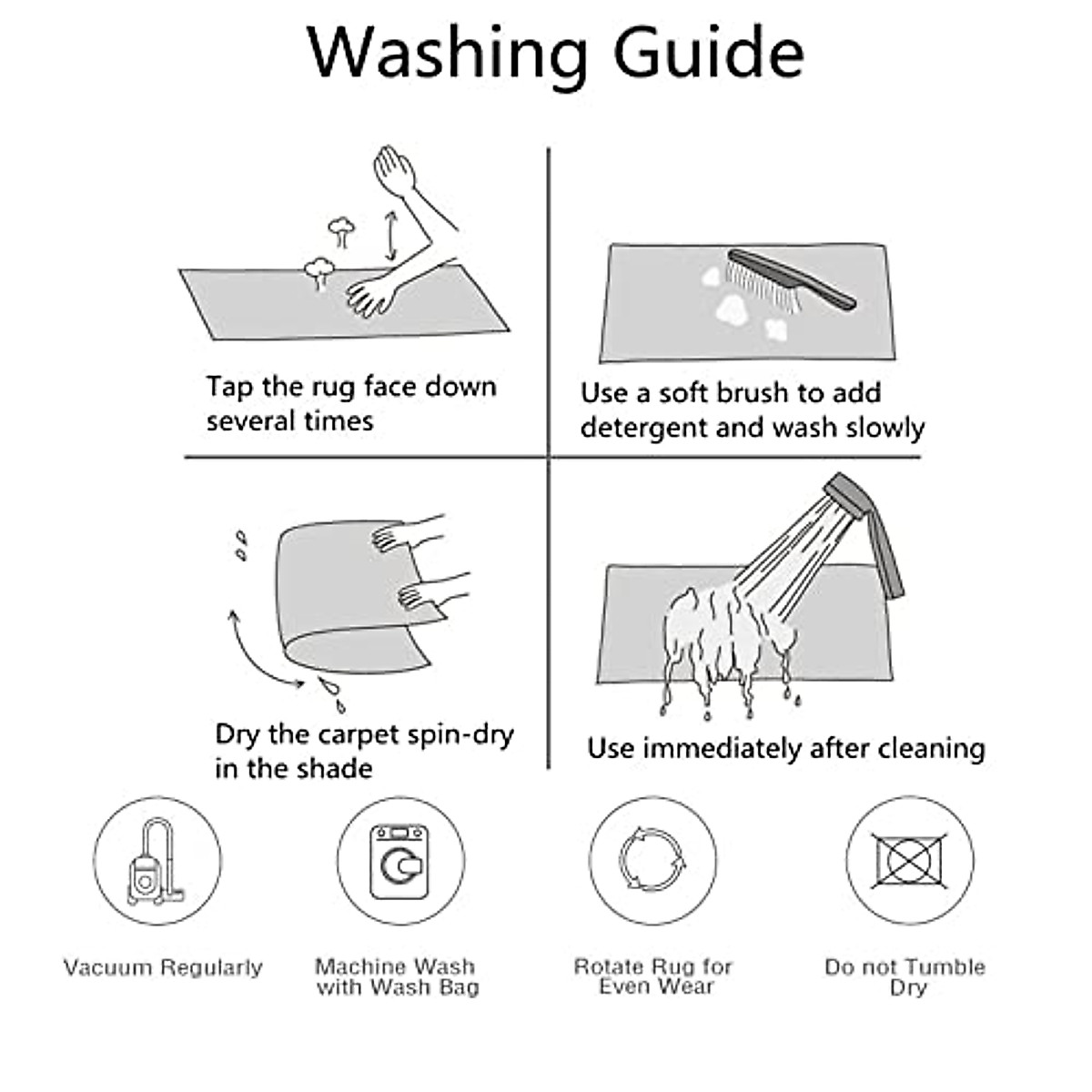 European Modern Medieval Rugs, Abstract Bohemian Arched Geometric Art Indoor Non-Slip Kids Rugs, Machine Washable Breathable Durable Carpet for Front Entrance Floor Decor-4x6ft