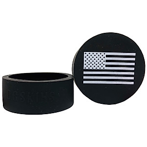 Hooch Herbal Snuff 3 Can Variety Sampler (Whiskey, Classic, and Spitfire) Fine Cut with DC Crafts Nation Skin Can Cover - US Flag