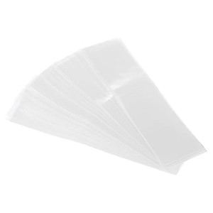 PATIKIL 155x40mm Perforated Shrink Bands, 250 Pack PVC Heat Shrink Wrap Band Fits Cap Diameter 3.74 to 3.82 Inch for Jars Cans, Clear