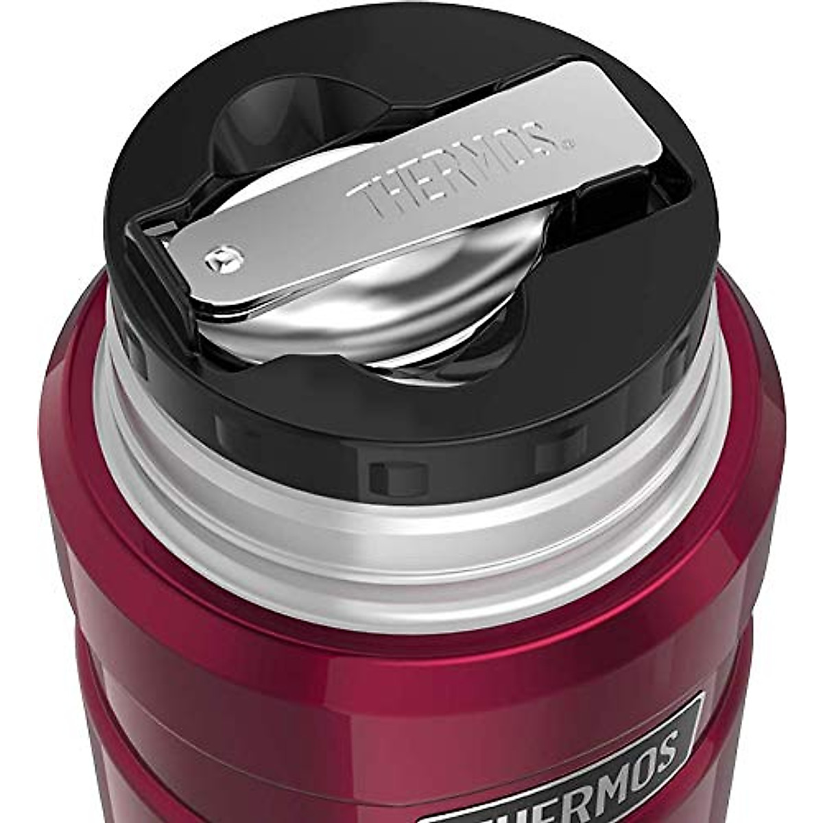 Thermos Stainless King Food Flask - 470 ml, Raspberry