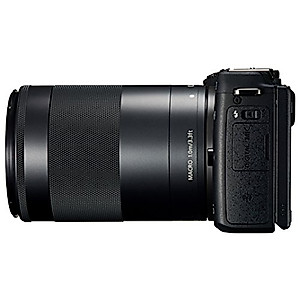 Canon EOS M3 Mirrorless Camera (Black) with EF-M 18-55mm IS STM and EF-M 55-200mm IS STM Lenses - International Version (No Warranty)