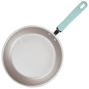 Rachael Ray Create Delicious Nonstick Cookware Pots and Pans Set, 13 Piece, Light Blue Shimmer